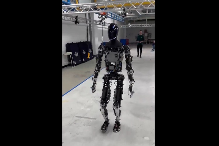 Elon Musk Posts Video of Tesla's "Optimus" Robot Taking a Walk - The ...