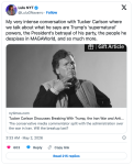 NYT Interview: Carlson Explains Split With Trump on Iran, Whether Trump ...