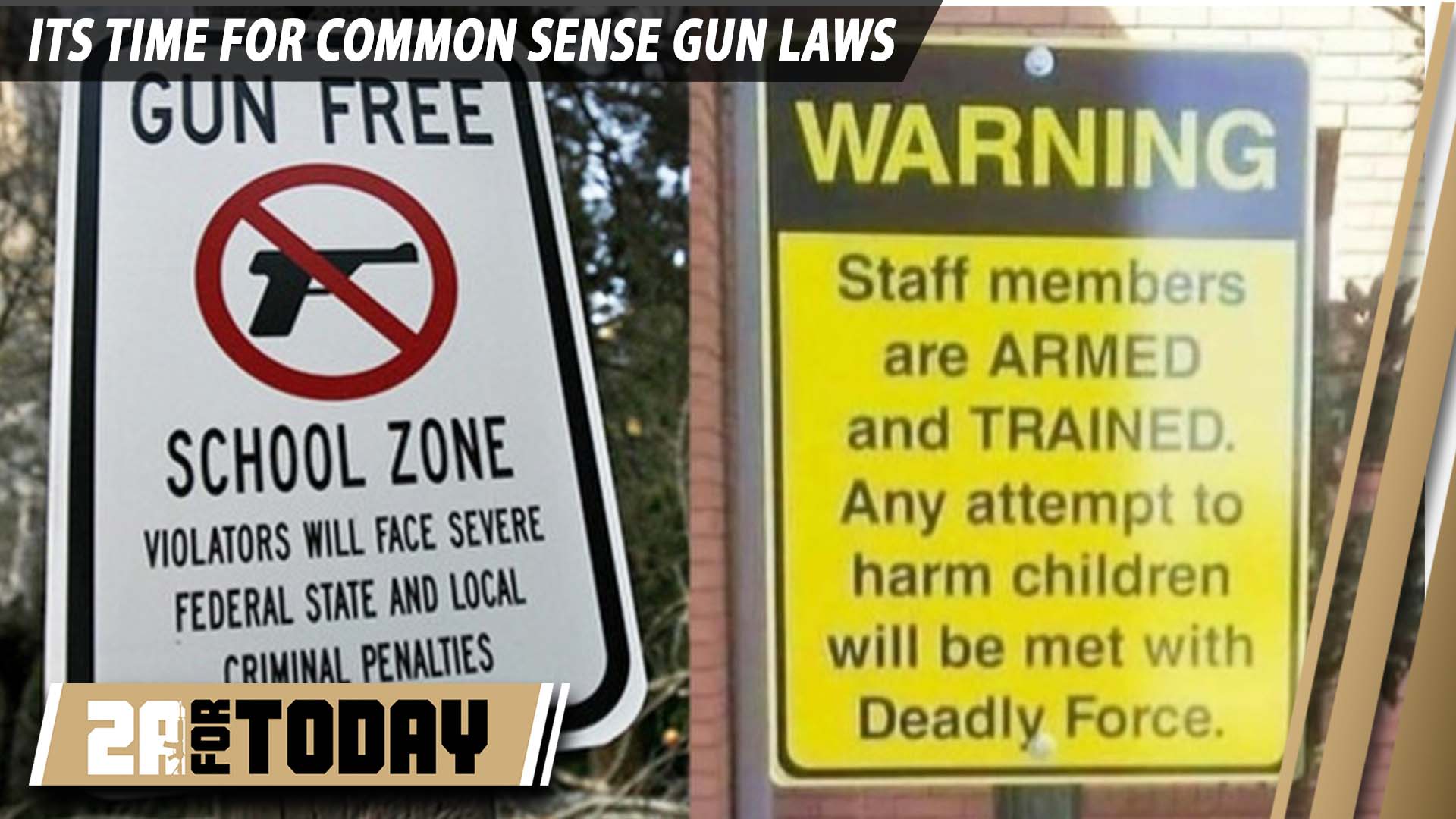 Its Time For Common Sense Gun Laws - Abolish GUN FREE ZONES | 2A For ...