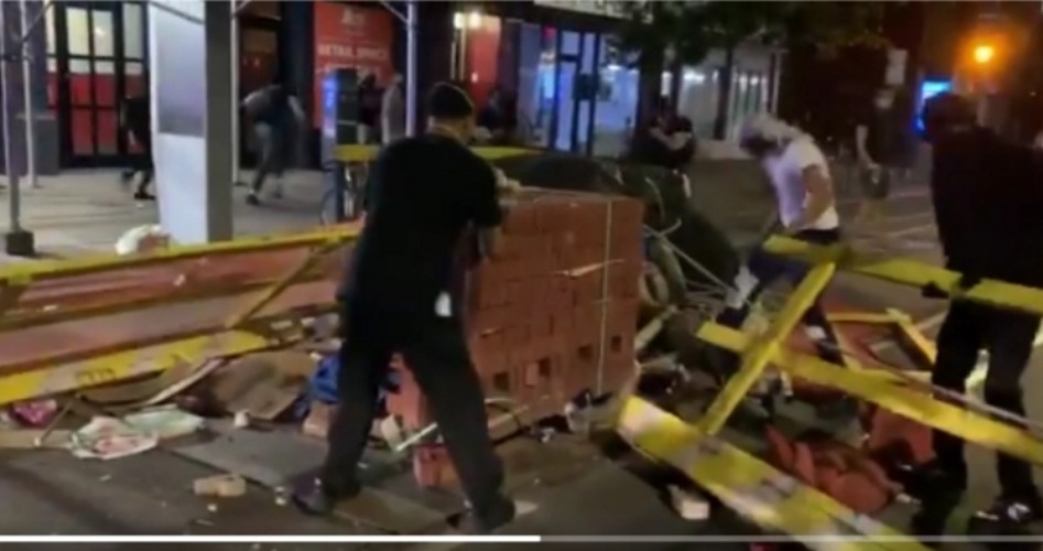 Bricks Found at Protest Sites Suggest Orchestrated Campaign to Incite ...