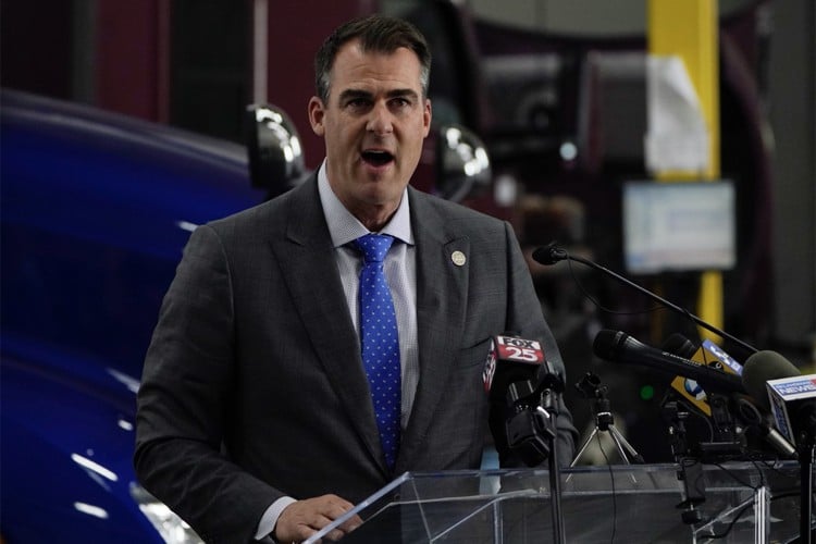 Oklahoma Governor Kevin Stitt Holds Ceremonial Bill Signing to ...
